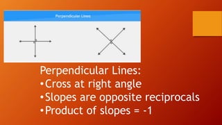 4.4 parallel & perpendicular lines | PPT