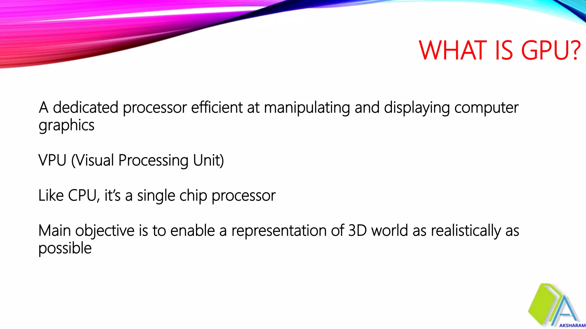 Introduction to GPU | PPT