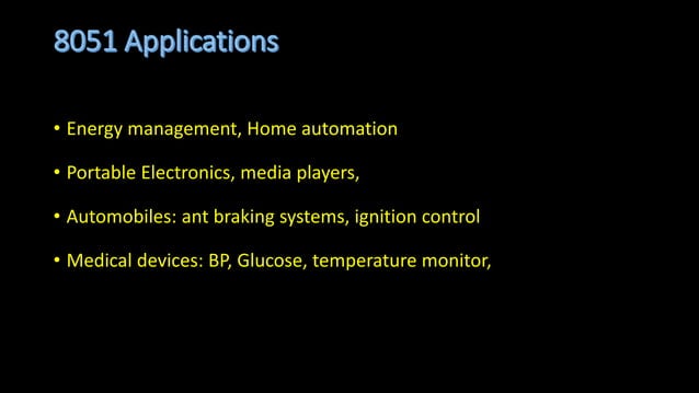 Features of 89c51,pic,avr & arm processors | PPT