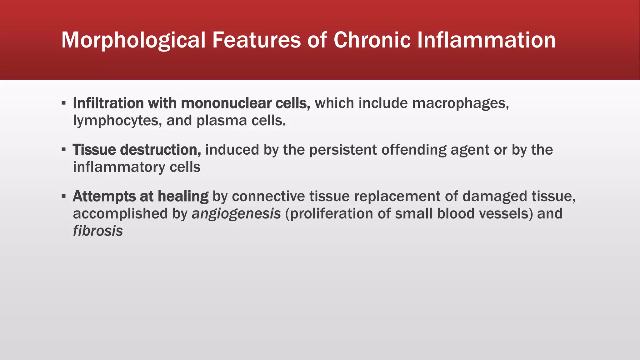 Basic Features of Inflammation and Repair | PPTX