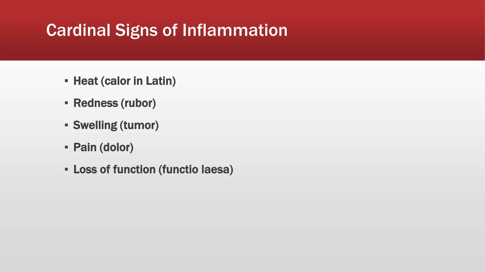 Basic Features of Inflammation and Repair | PPTX