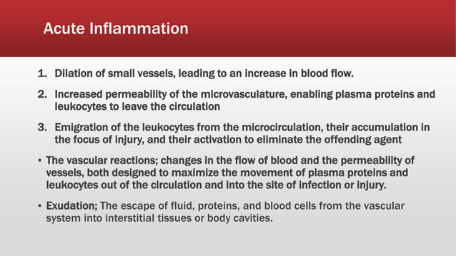 Basic Features of Inflammation and Repair | PPT