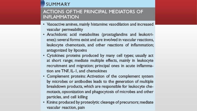 Basic Features of Inflammation and Repair | PPT