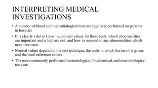 4. monitoring and interpreting medical investigations in icu | PPTX