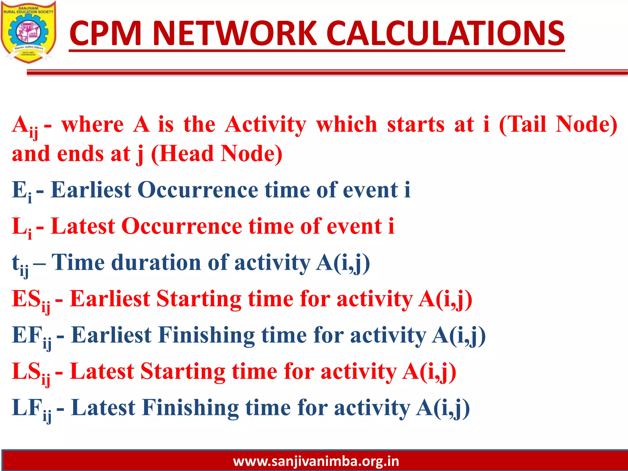 4.9 cpm network calculations | PDF