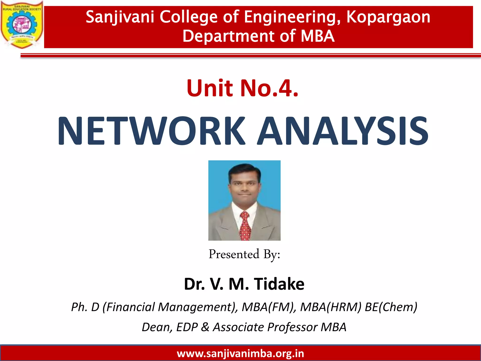 4.11 case 1 determination of float & slack in cpm network calculations ...