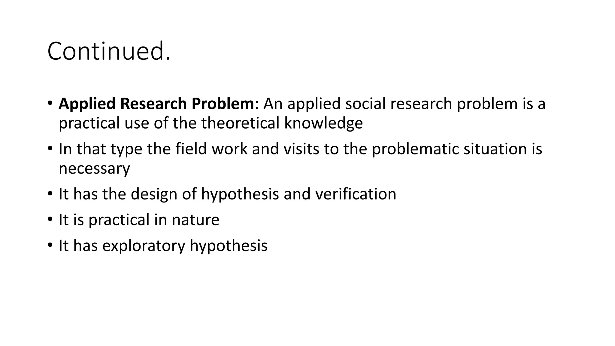 research problem and hypothesis | PPTX