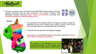 Indigeneous Philosophy of Aeta Woman Healers | PDF