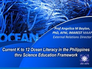 The Current K to 12 Ocean Literacy in the Philippines Thru Science ...