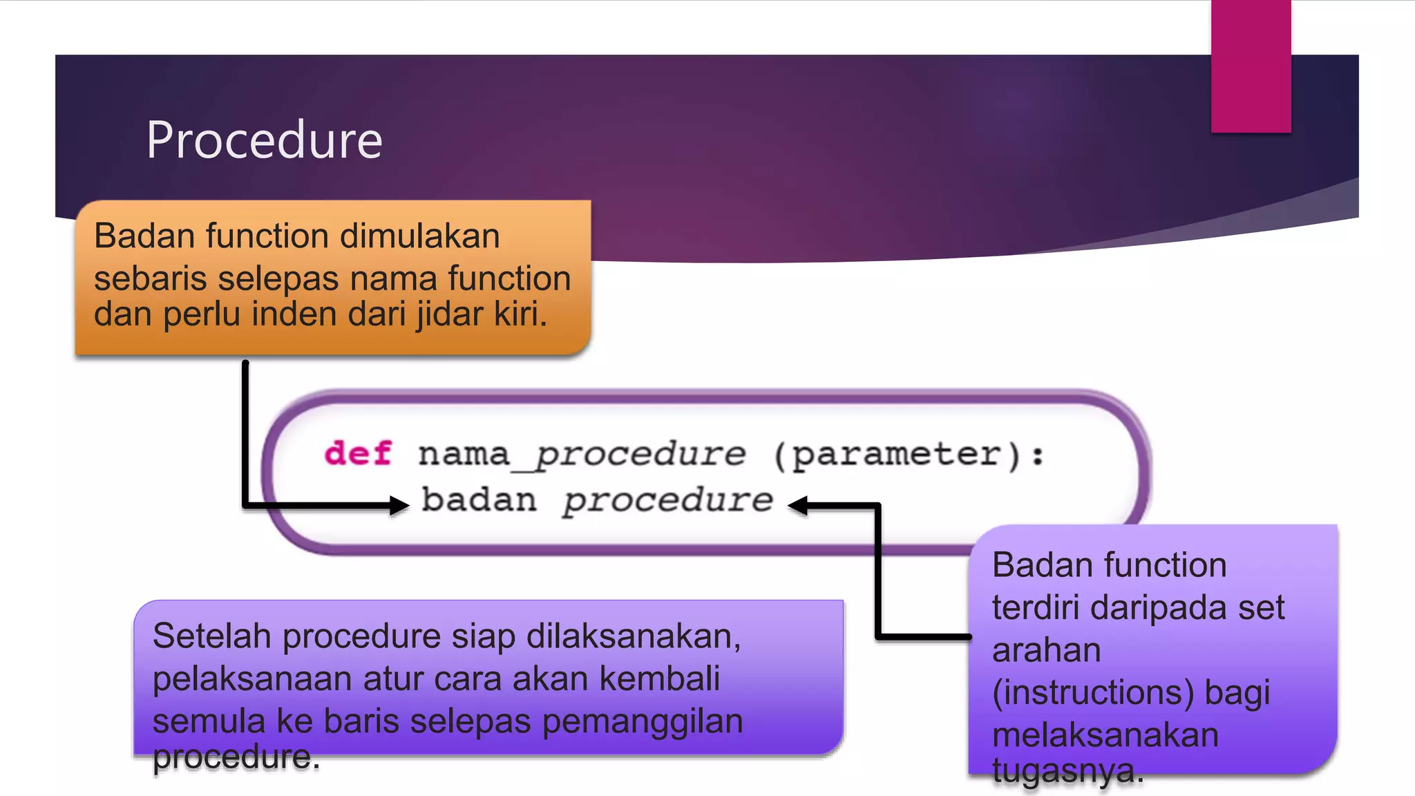 4.2.3 menulis pernyataan function dan procedure | PPT