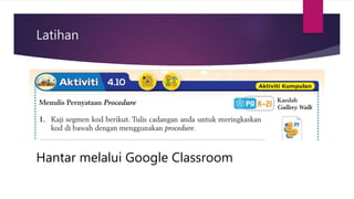 4.2.3 menulis pernyataan function dan procedure | PPTX