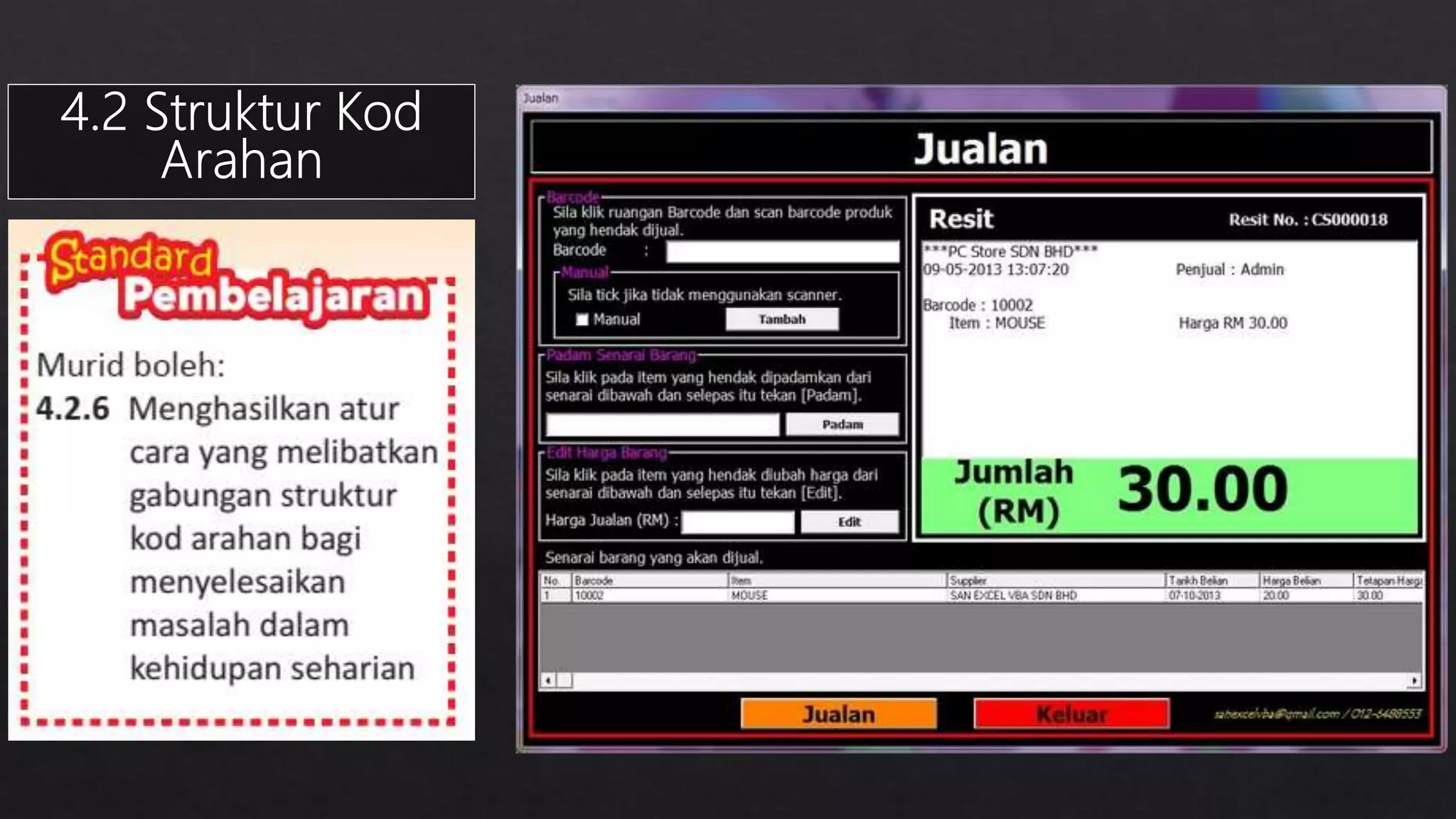 4.2.5 menguji atur cara dan membaiki ralat part2 | PPT