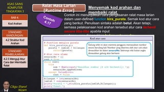 4.2.5 menguji atur cara dan membaiki ralat part2 | PPT