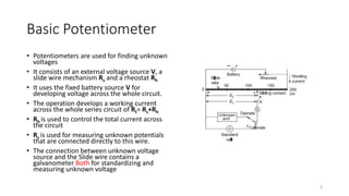 4. emi potentiometer and ac bridges | PPTX