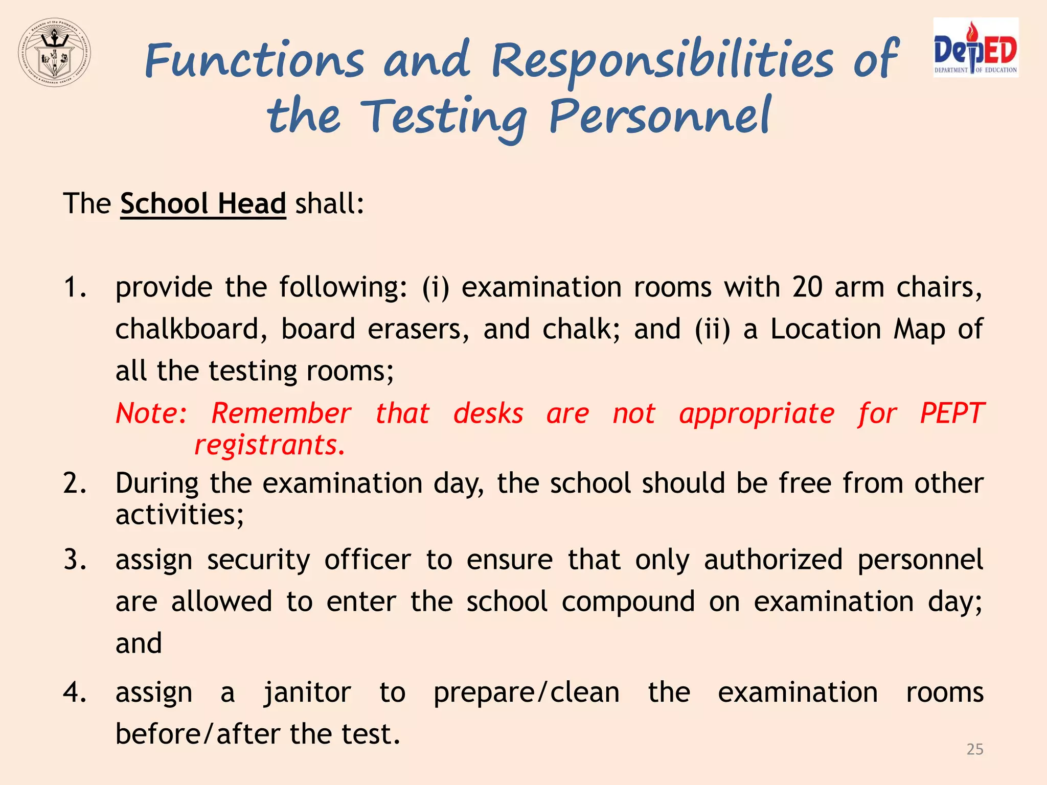4 2016 pept guidelines - philippine educational placement test | PPTX