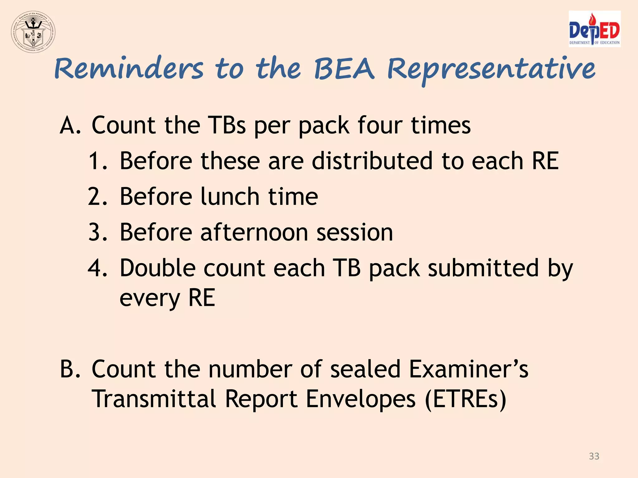 4 2016 pept guidelines - philippine educational placement test | PPTX