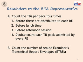 4 2016 pept guidelines - philippine educational placement test | PPTX