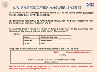 4 2016 pept guidelines - philippine educational placement test | PPTX