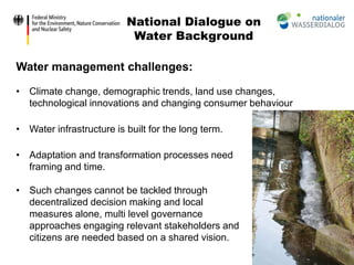 Challenges for water management of tomorrow, BMU | PPTX | Environmental ...