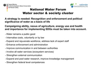 Challenges for water management of tomorrow, BMU | PPTX | Environmental ...