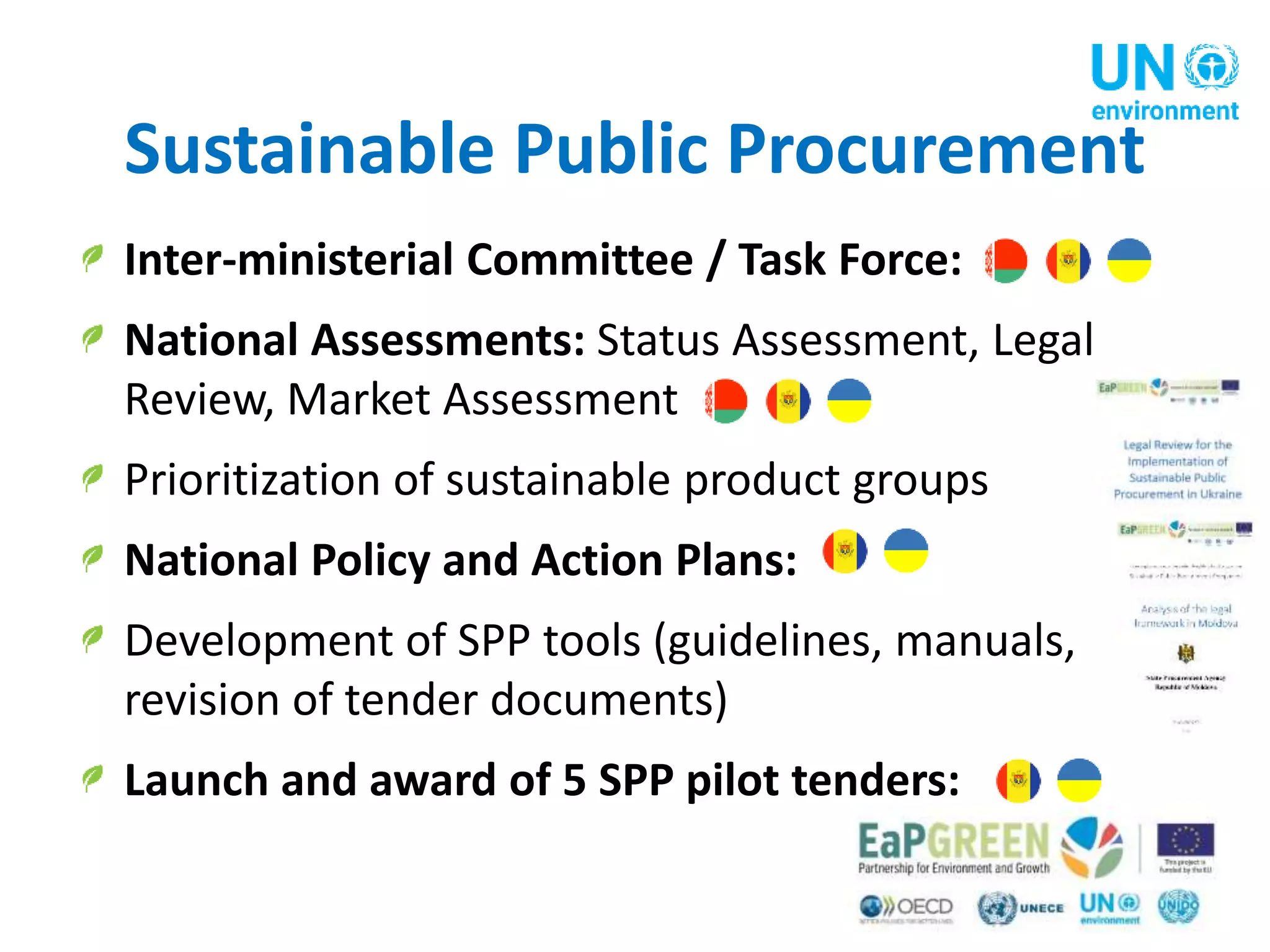 Session 4 - Overview of work on Sustainable Public Procurement by Farid ...