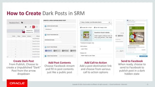 oracle srm refresher training and new functionality including dark ...