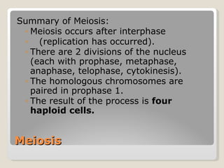4.2 & 10.1 meiosis | PPT
