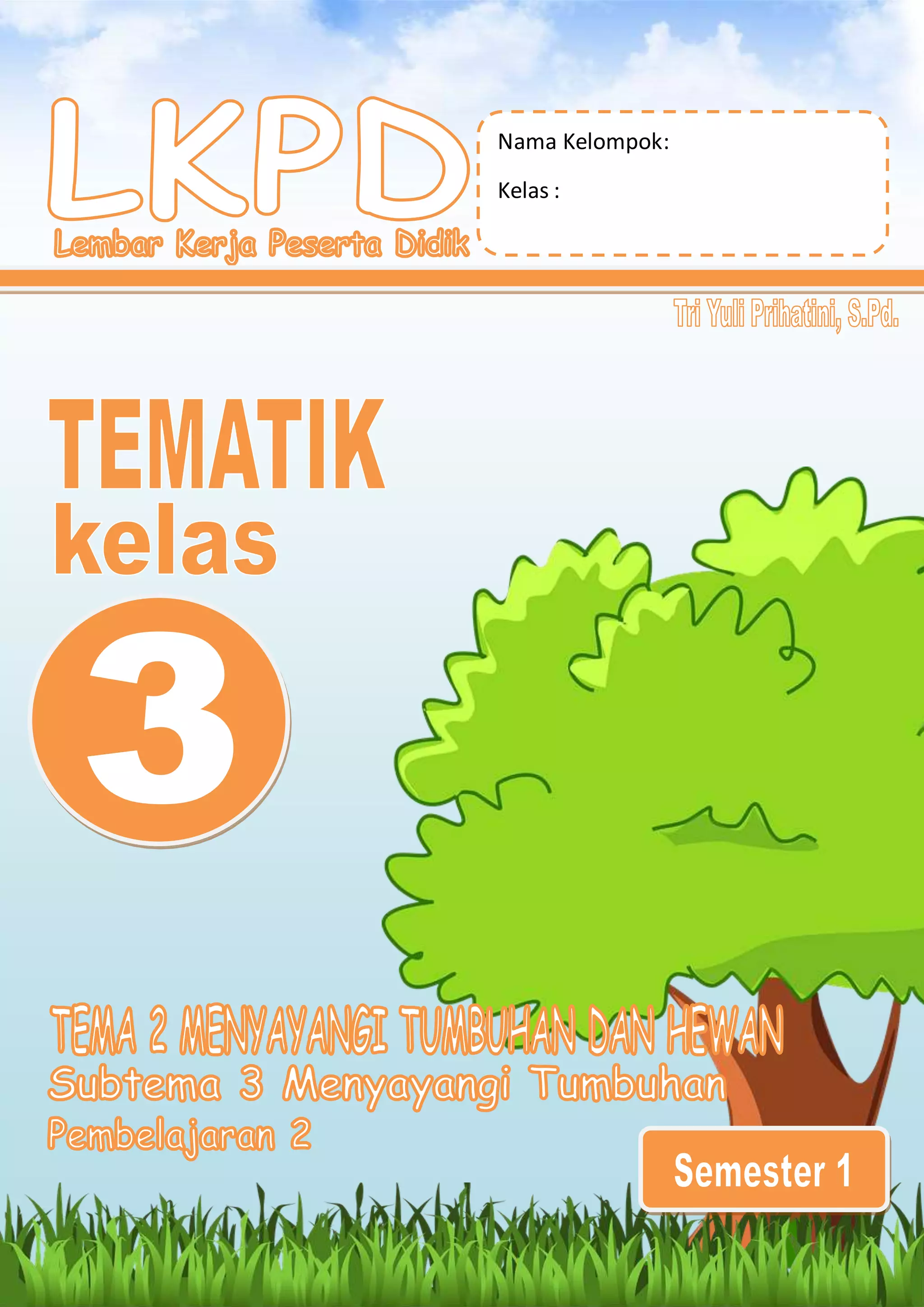 LKPD kelas 3 semester 1 tema 2 | DOCX