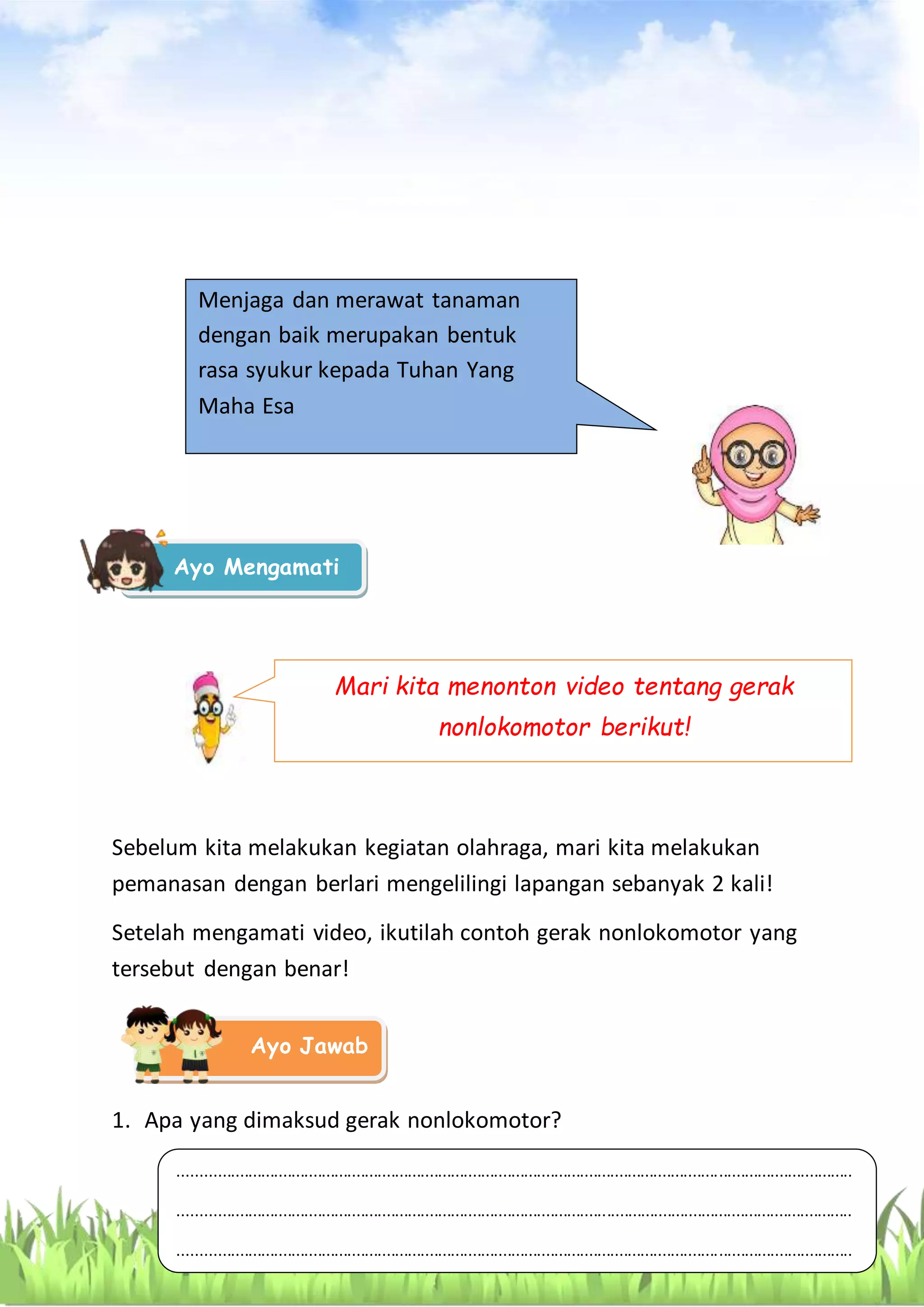 LKPD kelas 3 semester 1 tema 2 | DOCX