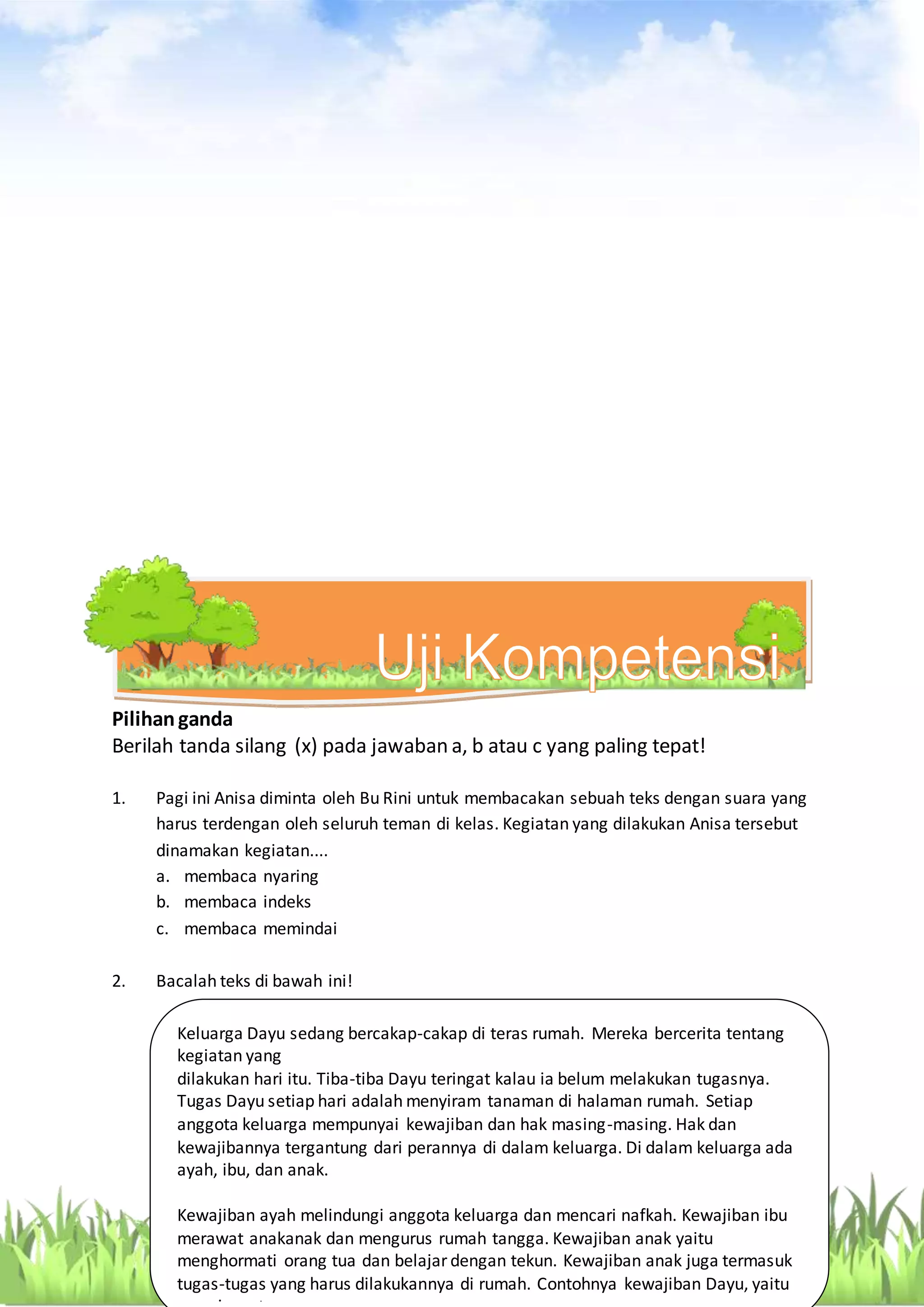 LKPD kelas 3 semester 1 tema 2 | DOCX