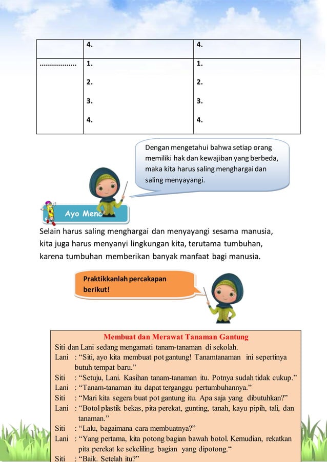 LKPD kelas 3 semester 1 tema 2 | DOCX