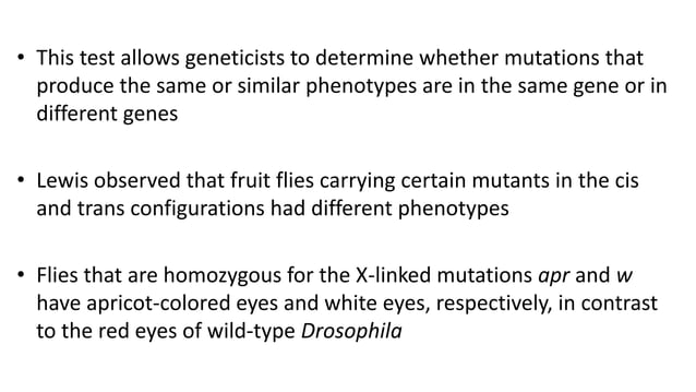 Complementation test | PPT