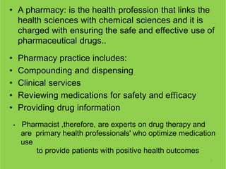 Comunity Pharmacy | PPTX