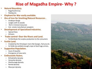 Rise of Magadha Empire- Part-II | PPTX | Hinduism | Religion & Spirituality