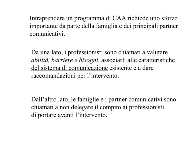 4. famiglia e caa | PPT