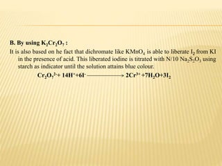 4. redox titrations | PPTX | Chemistry | Science