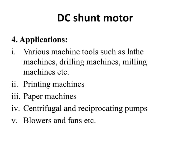 DC motors characteristics, Torque & Speed Equations, Torque -Armature ...
