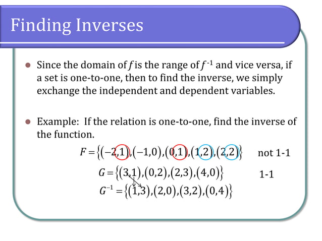 4.1 Inverse Functions | PDF