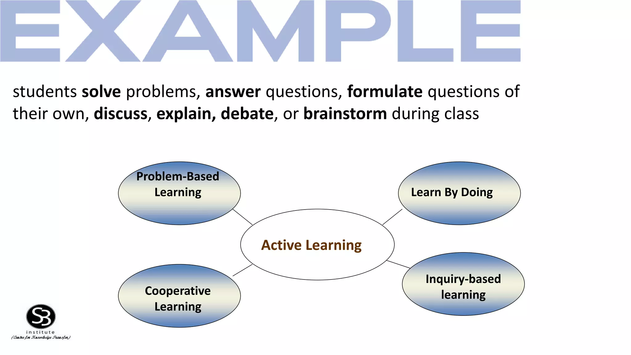 Active learning methods | PPTX