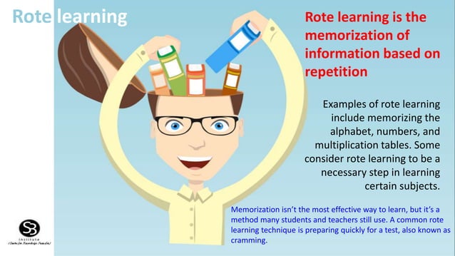 Rote Vs Meaningful Learning Pptx