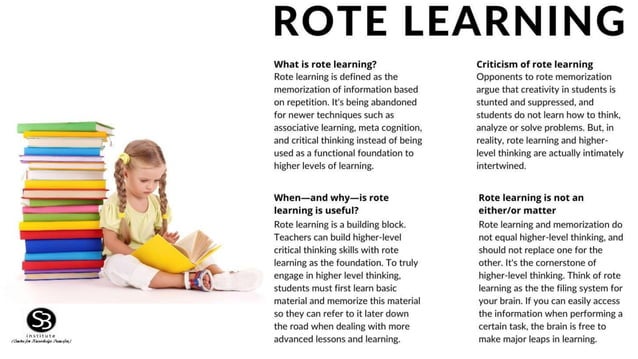 Rote vs. Meaningful learning | PPT