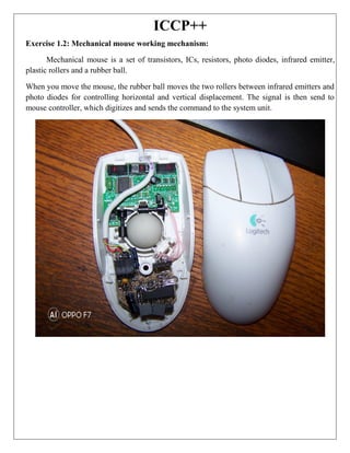 Mechanical Mouse Working