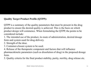 Quality by design (QbD) | PPTX