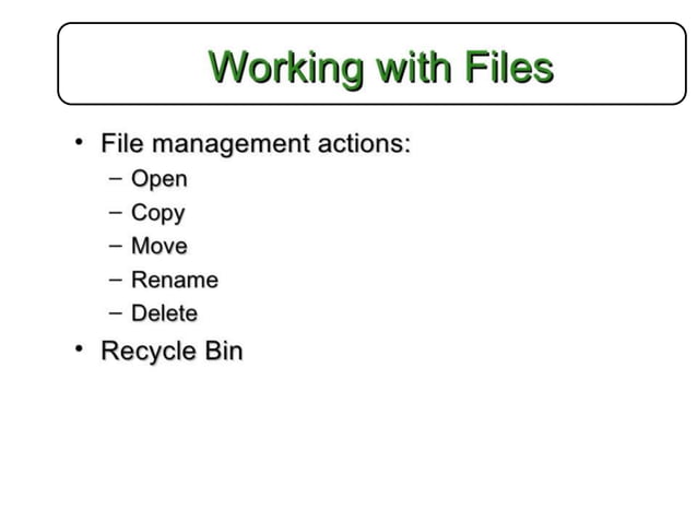 FILLING SYSTEM & FILE MANAGEMENT _Materi Training "KESEKRETARIATAN ...