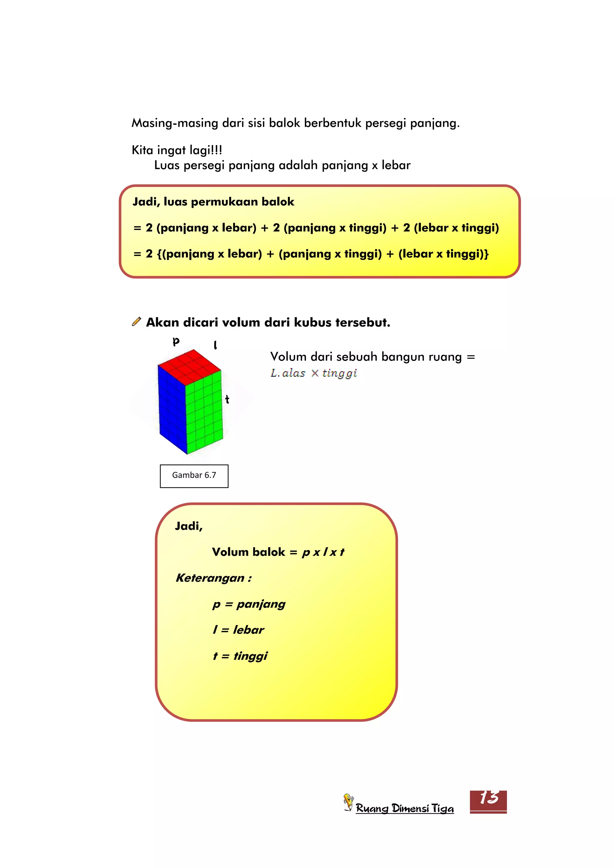 4. modul ruang dimensi tiga 08301244038 | PDF