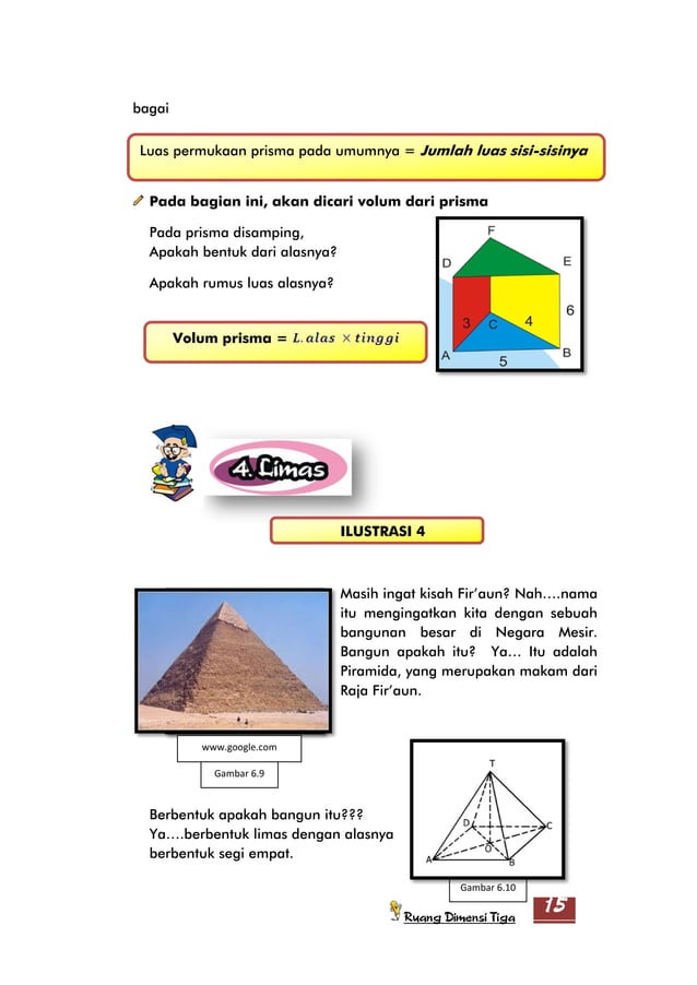 4. modul ruang dimensi tiga 08301244038 | PDF
