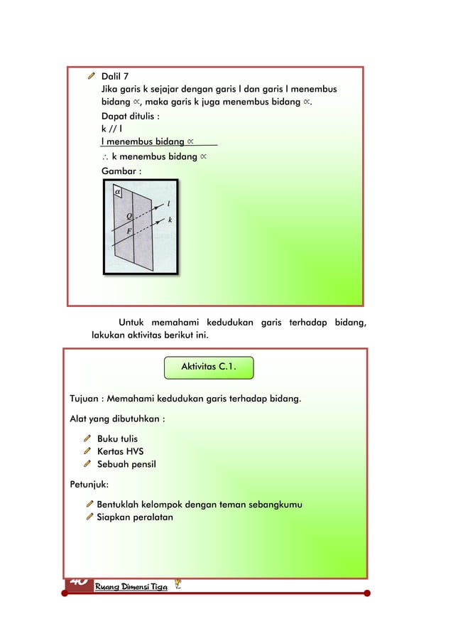 4. modul ruang dimensi tiga 08301244038 | PDF