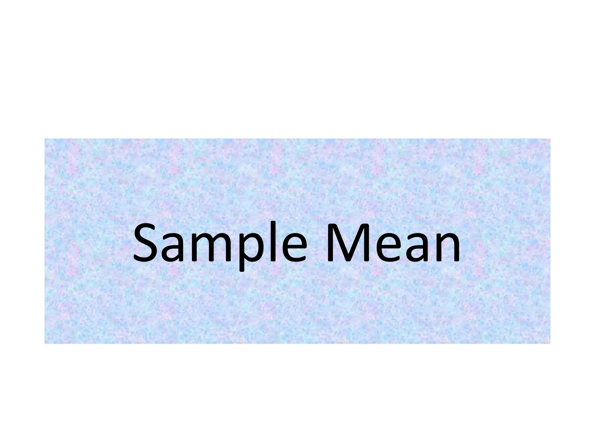 4. parameter and statistic | PPTX