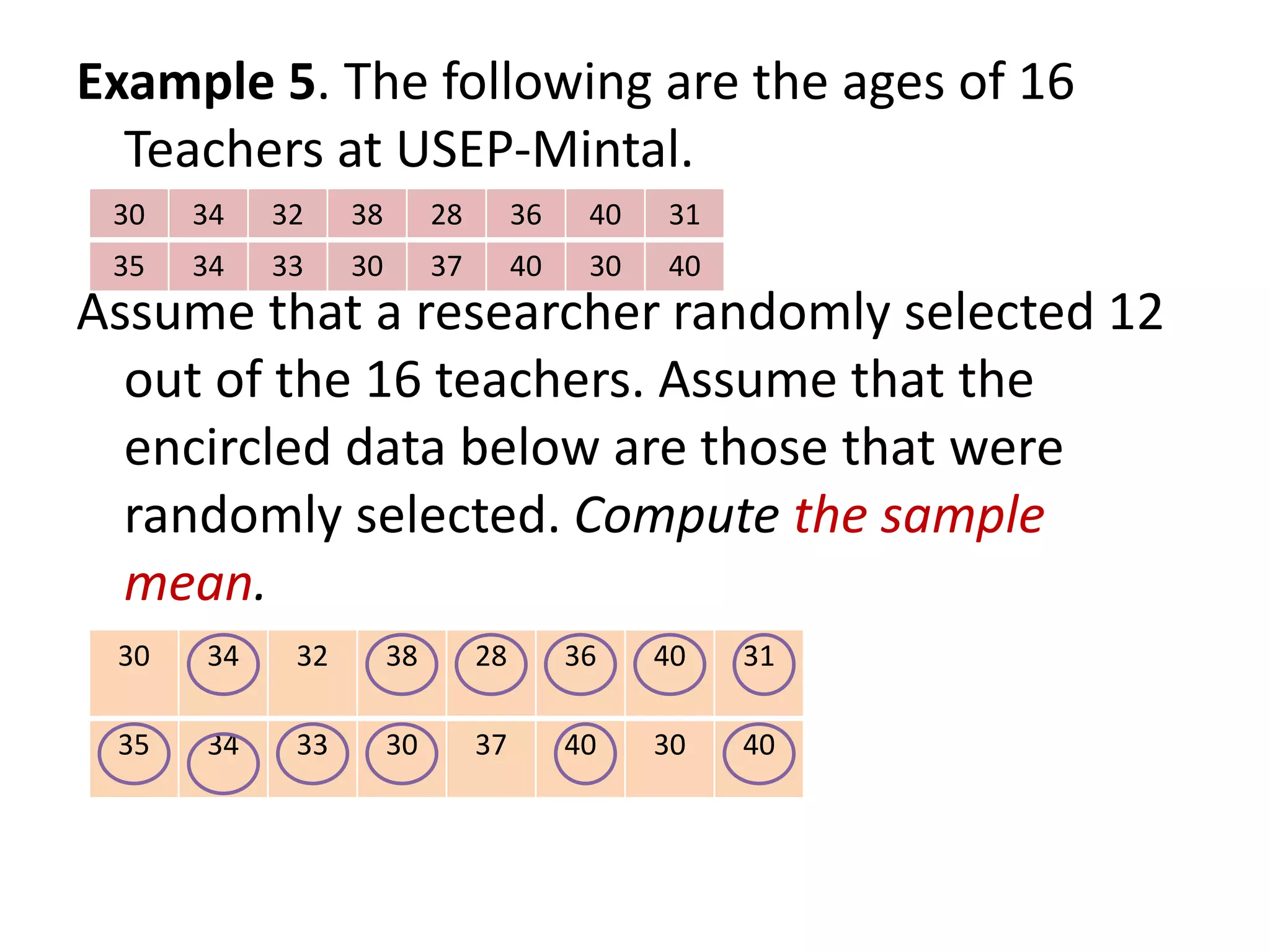 4 Parameter And Statistic Ppt