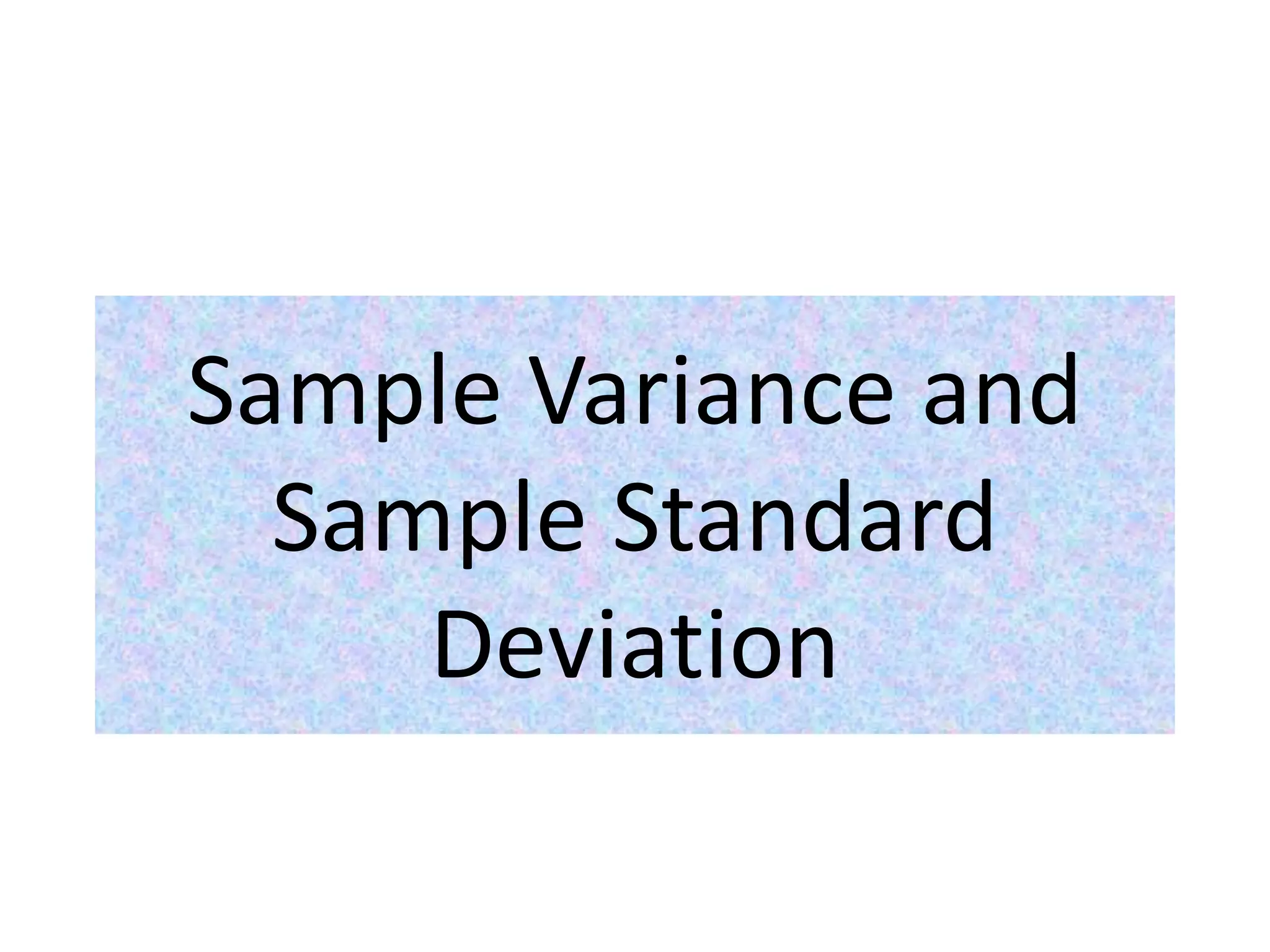4. parameter and statistic | PPTX